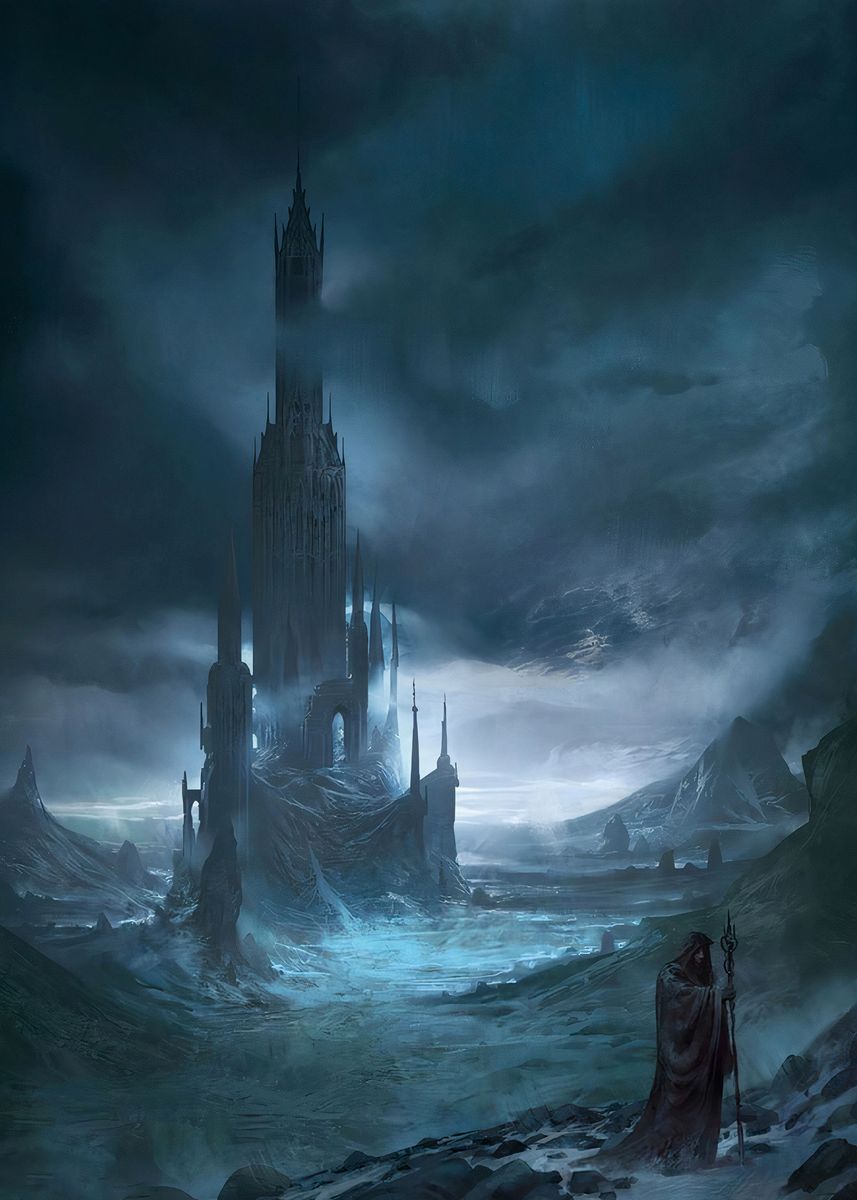 'the dark tower' Poster, picture, metal print, paint by Keny Rock ...