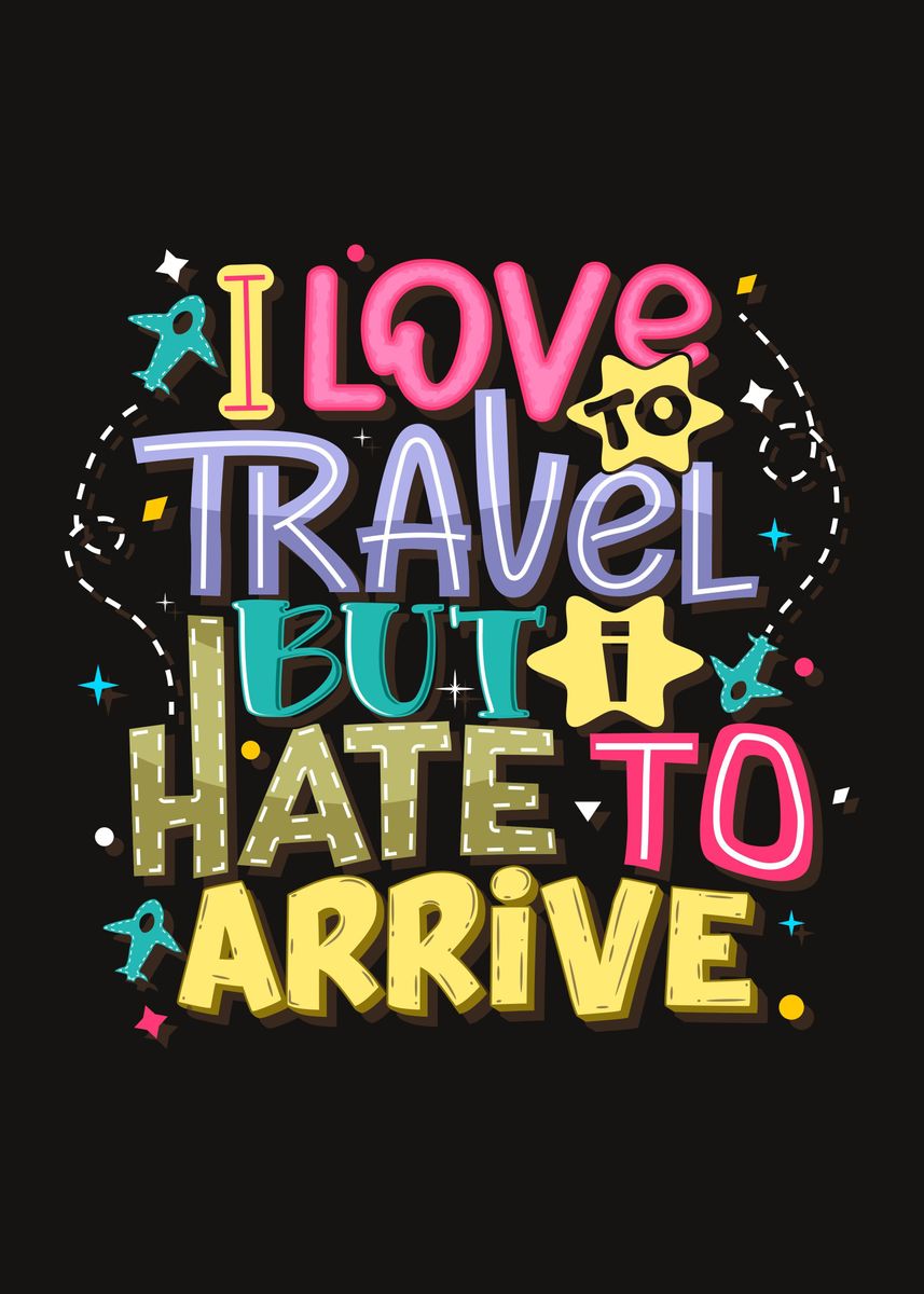 'Quotes hark work I love to' Poster, picture, metal print, paint by ...