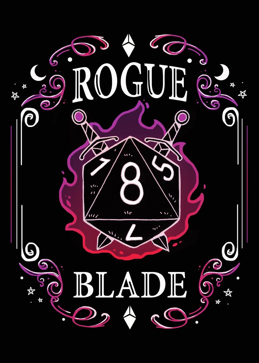 'Rogue Blade' Poster, picture, metal print, paint by Valentina Fabbri ...