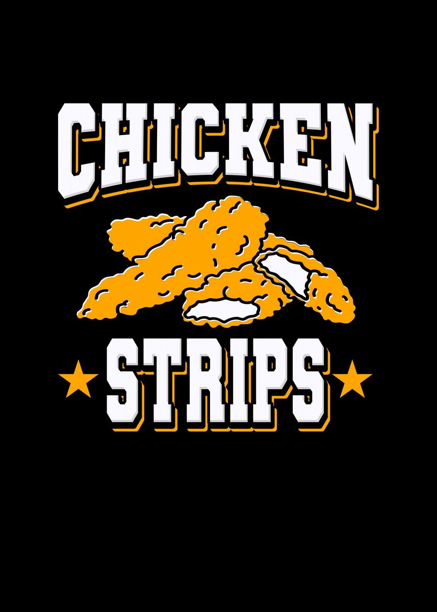'Chicken Strips' Poster by Uwe Seibert | Displate