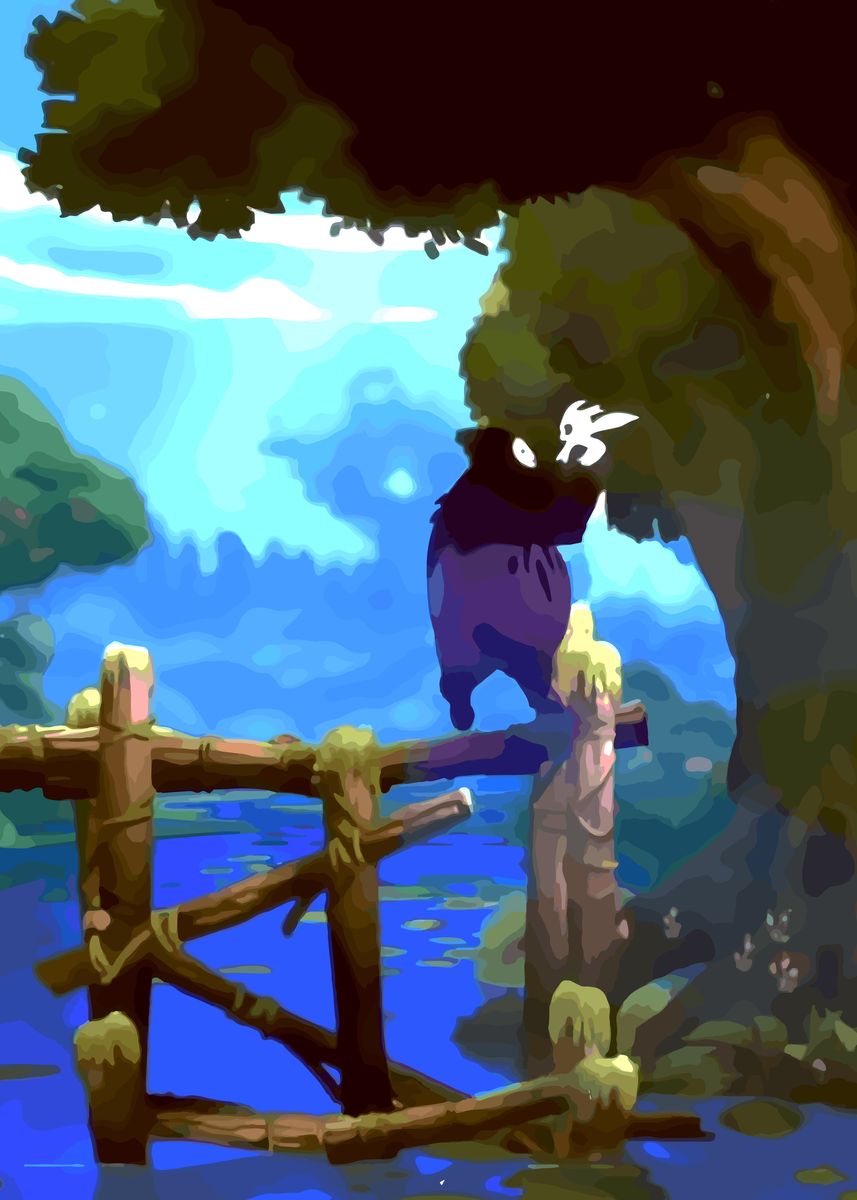 'ori anime' Poster, picture, metal print, paint by Arga Minded | Displate