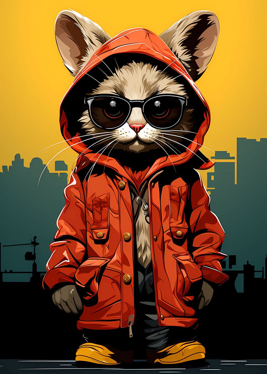 'The Ultimate Ghetto Mouse' Poster, picture, metal print, paint by ...