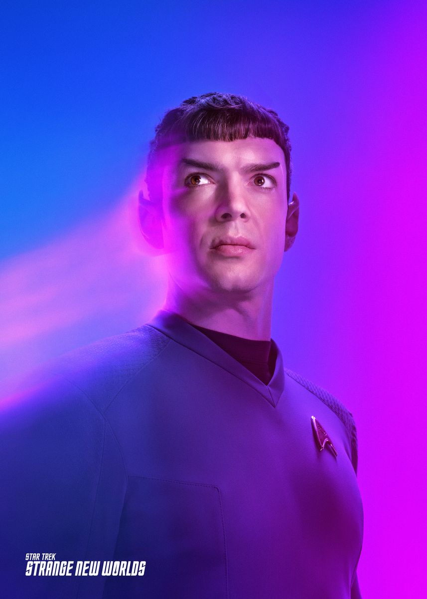 'SNW Spock Portrait' Poster, picture, metal print, paint by Star Trek ...