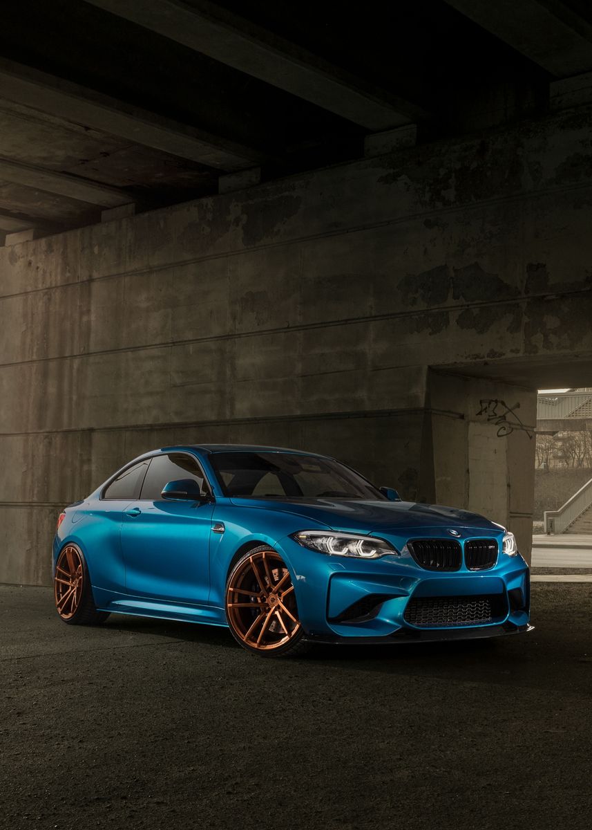 'BMW' Poster, picture, metal print, paint by Shintia Ameliani | Displate