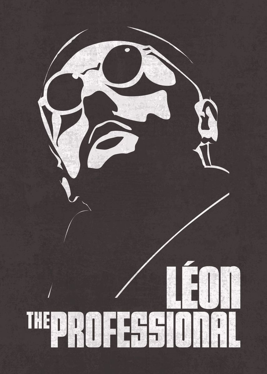 'Leon The Professional' Poster, picture, metal print, paint by 18 ...