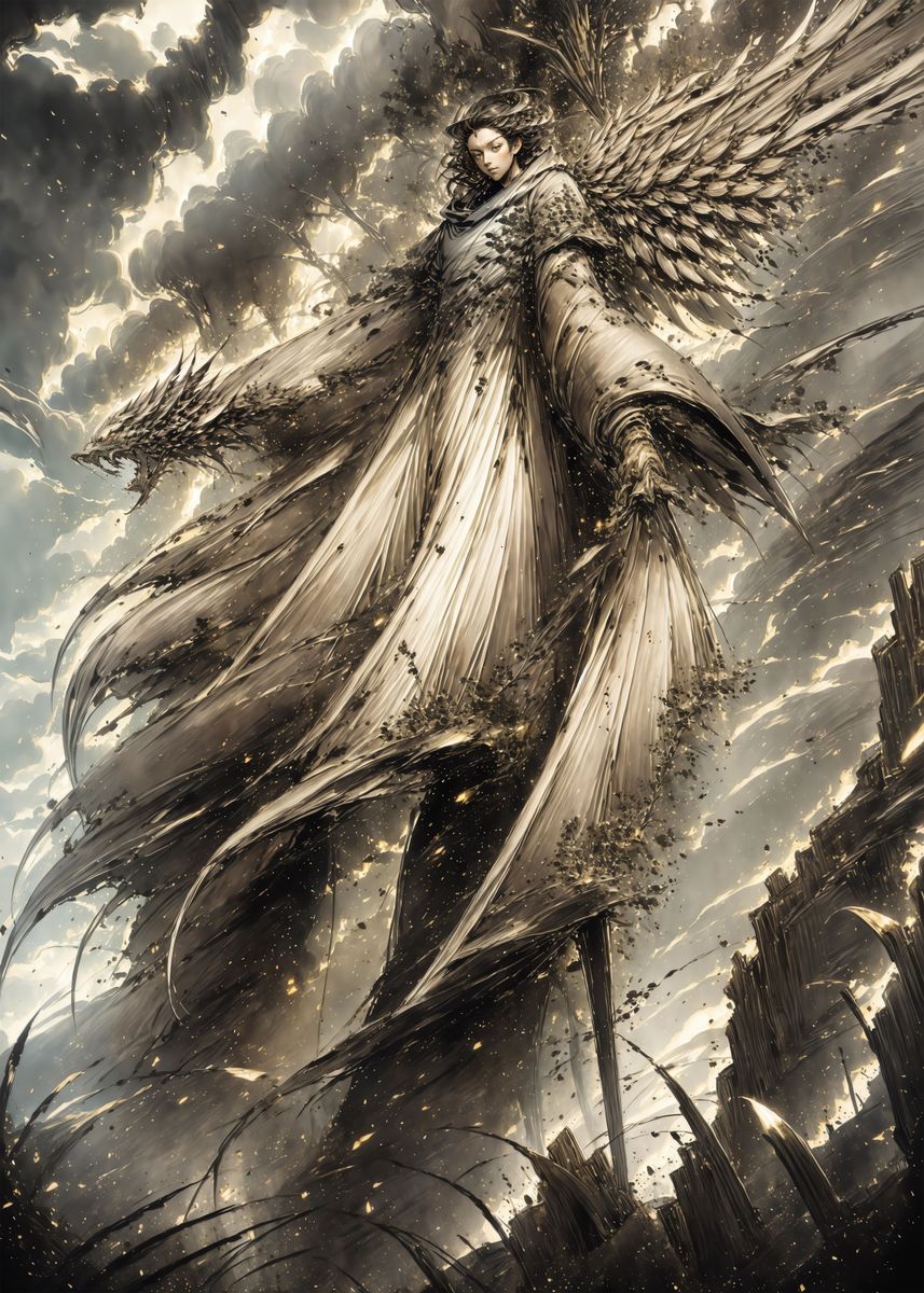 'Mythical Valkyrie ' Poster, picture, metal print, paint by 2Meow ...