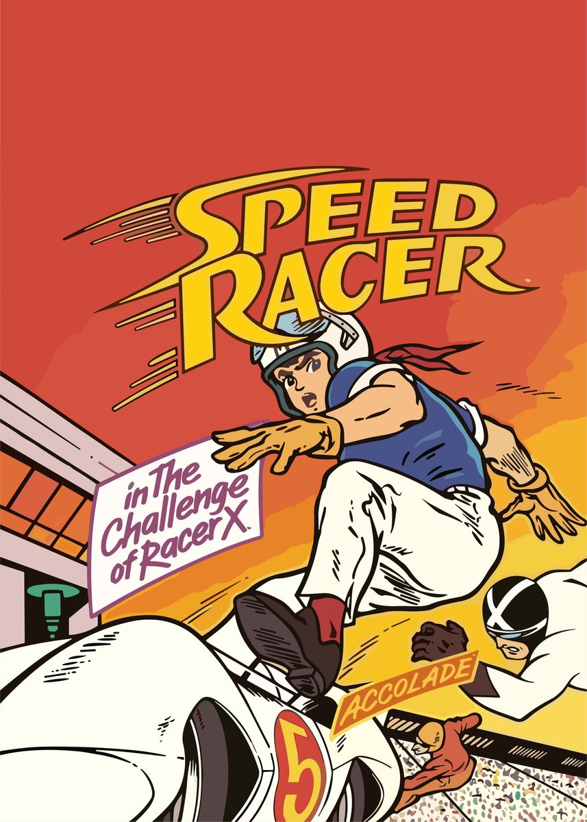'Speed Racer Cartoons' Poster, picture, metal print, paint by TrueBest ...