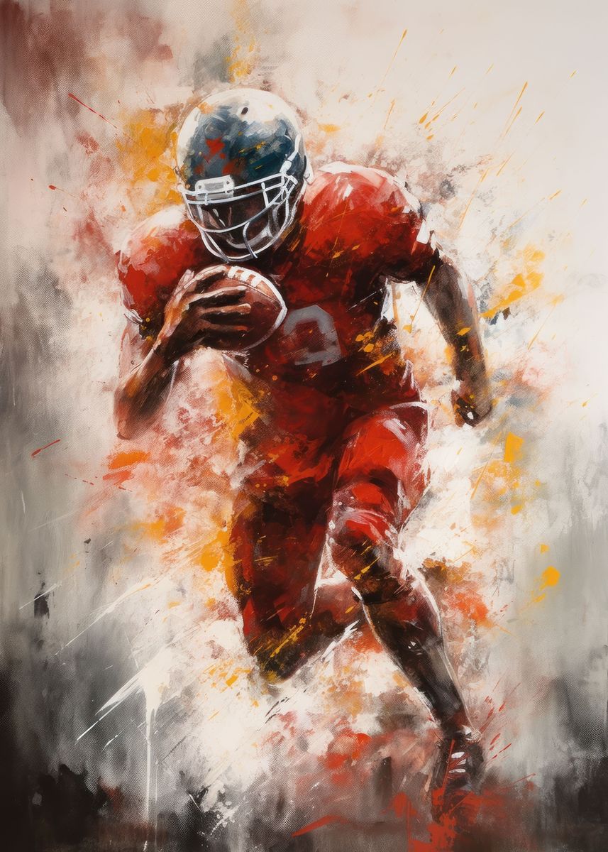 American Football Painting