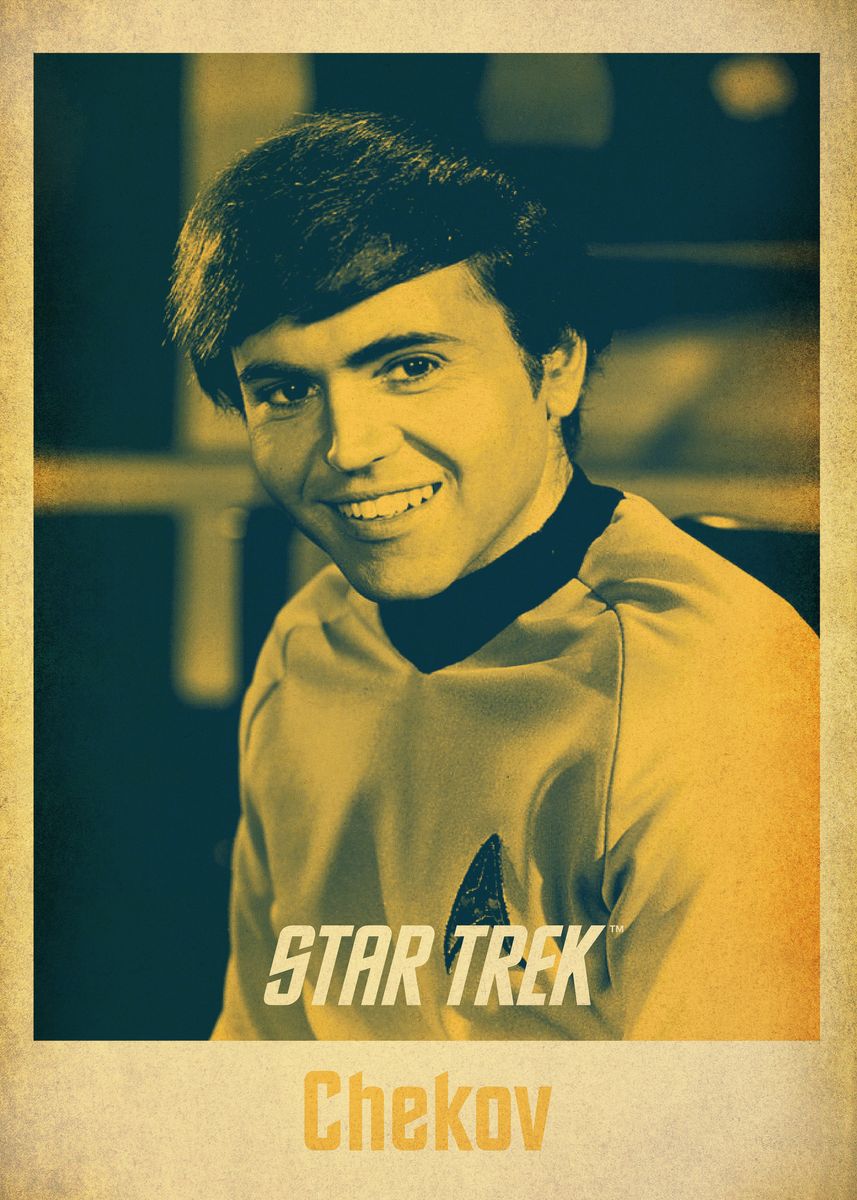'Checkov Yellow' Poster, picture, metal print, paint by Star Trek ...