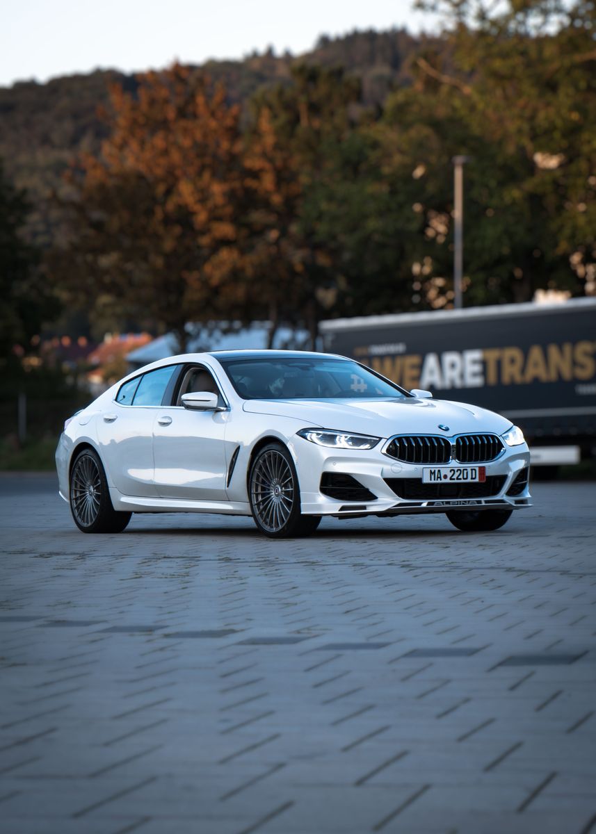 'BMW ALPINA B8 ' Poster, picture, metal print, paint by Nils Plaha ...