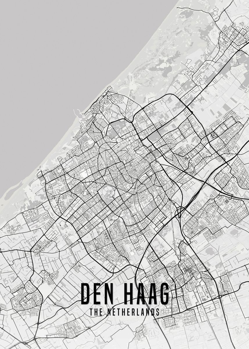 'NL Den Haag City' Poster by Tân Pham | Displate