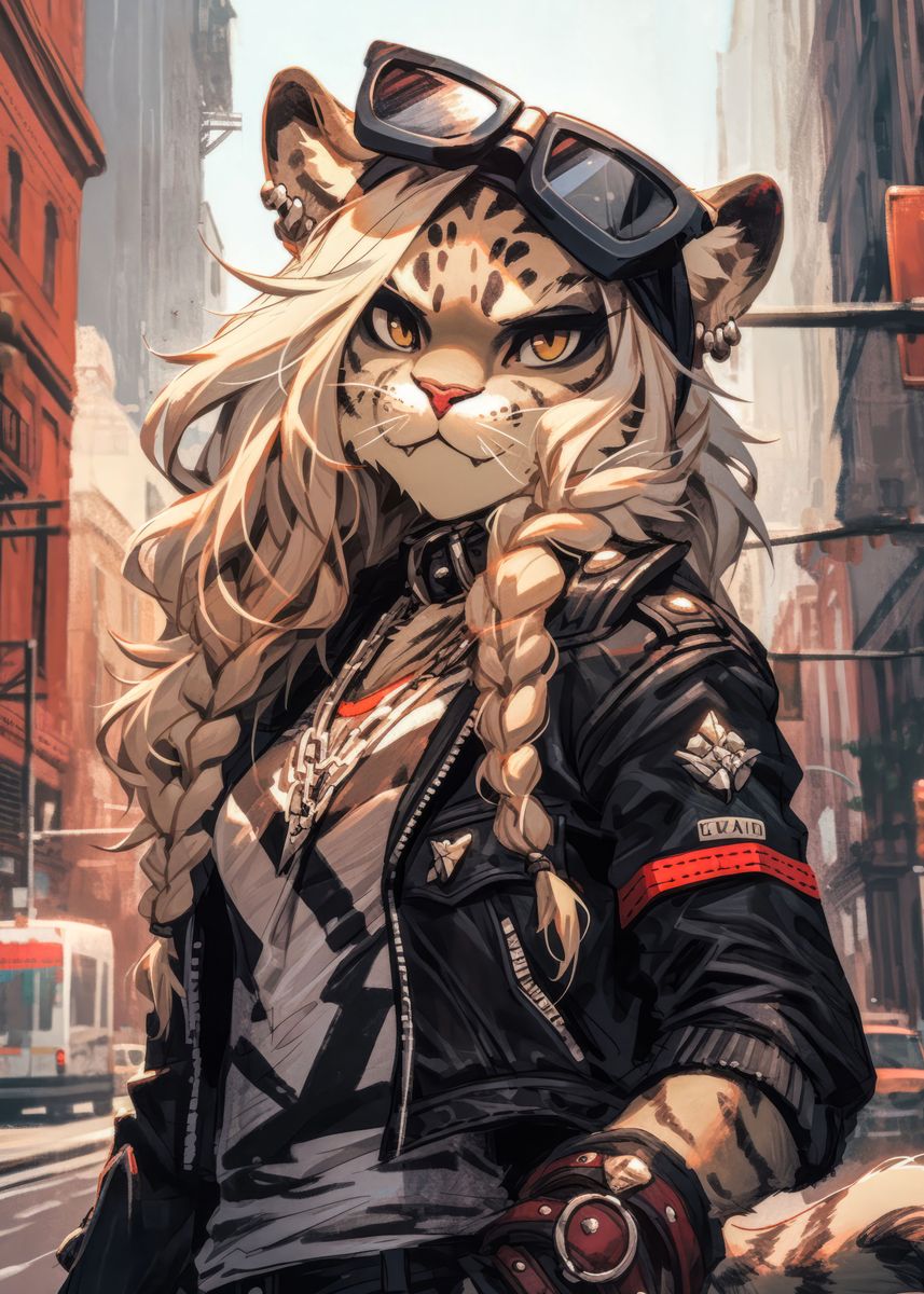 'Deadpunk Furry v6' Poster, picture, metal print, paint by Zdenek ...