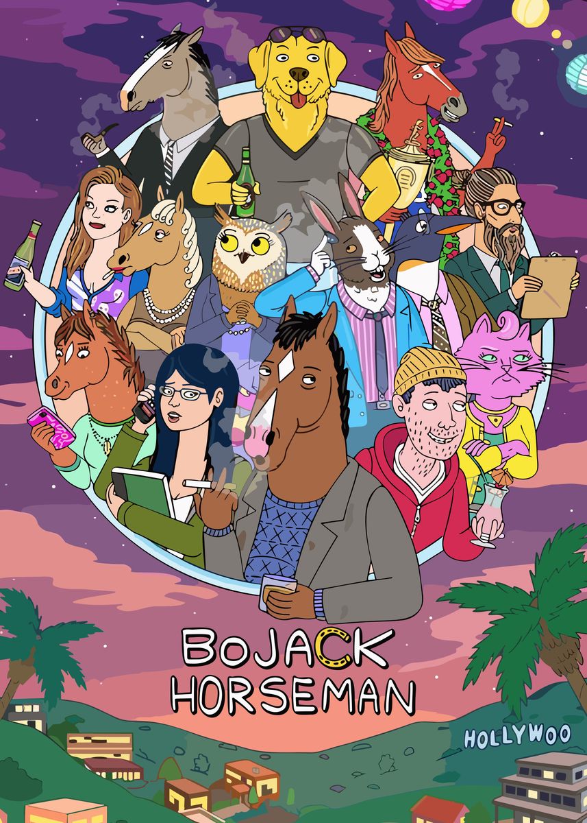 'Bojack The Horseman' Poster, picture, metal print, paint by capung ...
