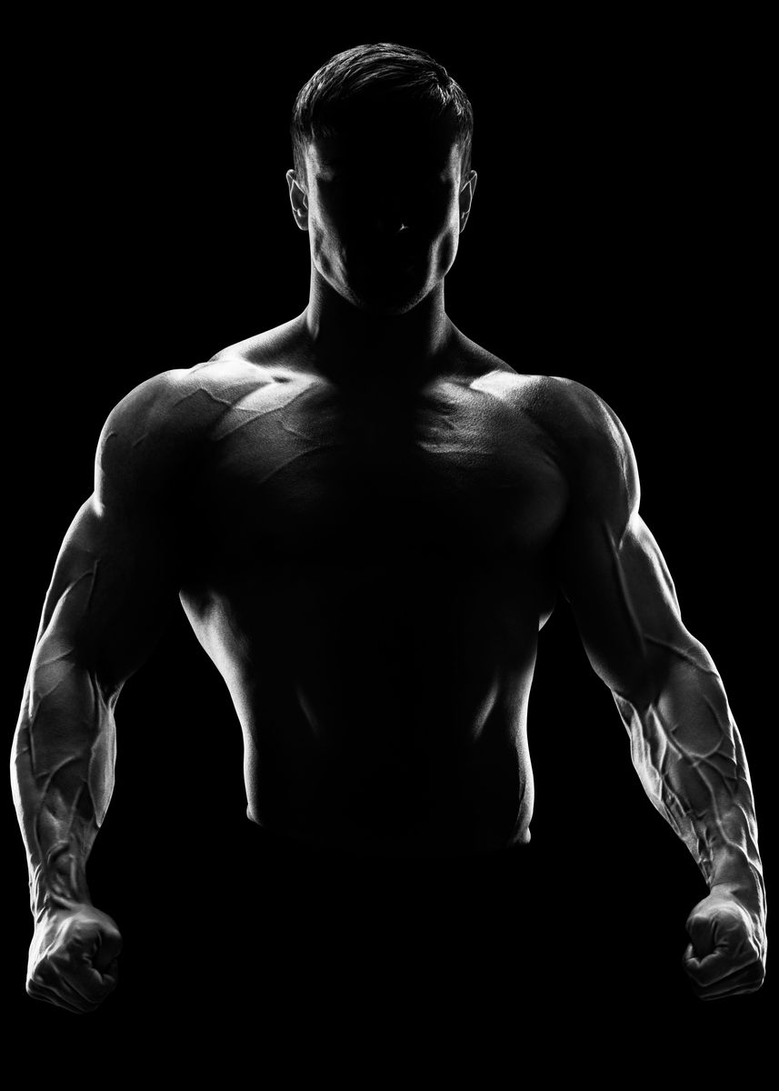 'bodybuilding' Poster, picture, metal print, paint by REAL VINTAGE ...