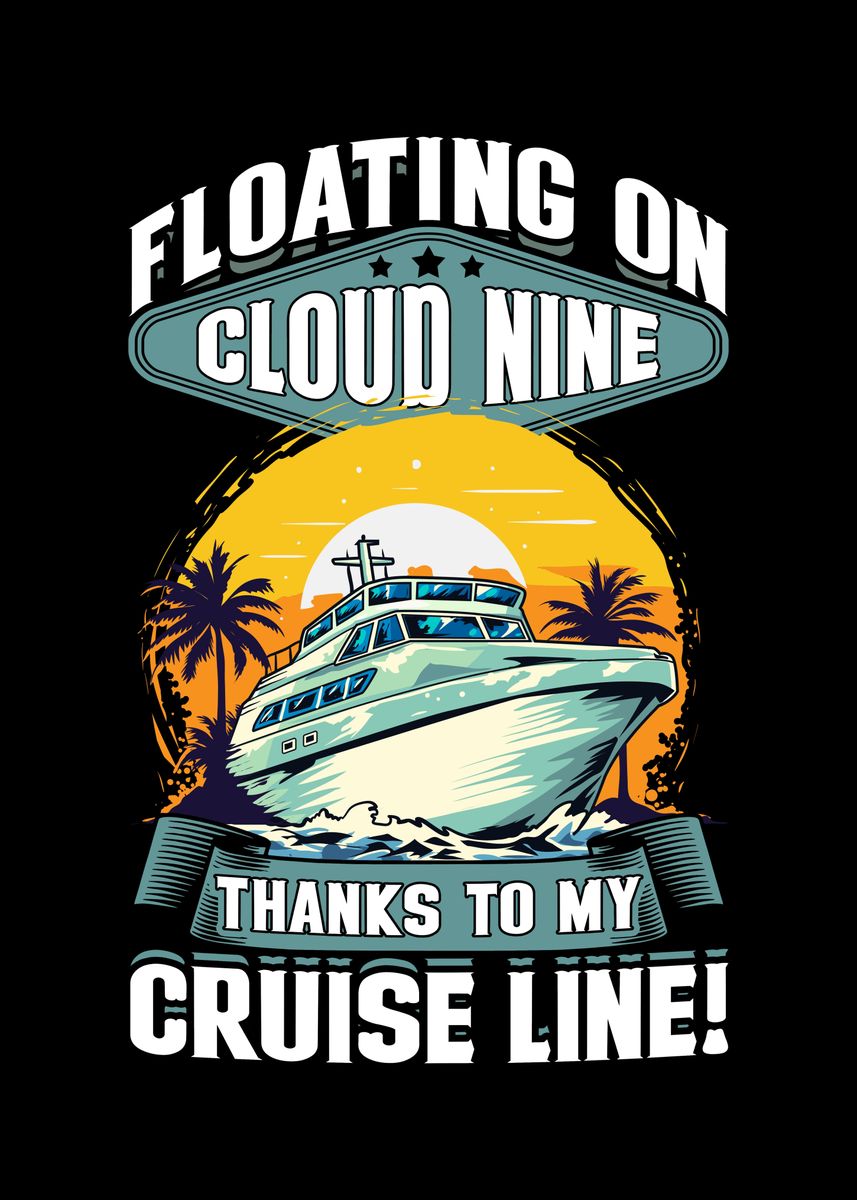 'Sailing Cruise Lovers' Poster, picture, metal print, paint by Lukes ...