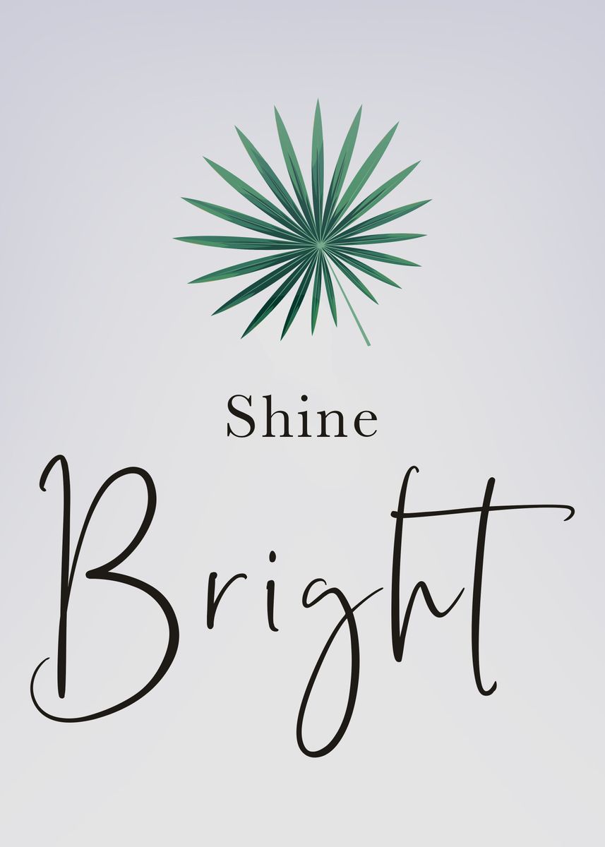 'Shine Bright' Poster, picture, metal print, paint by Evan Arrington ...