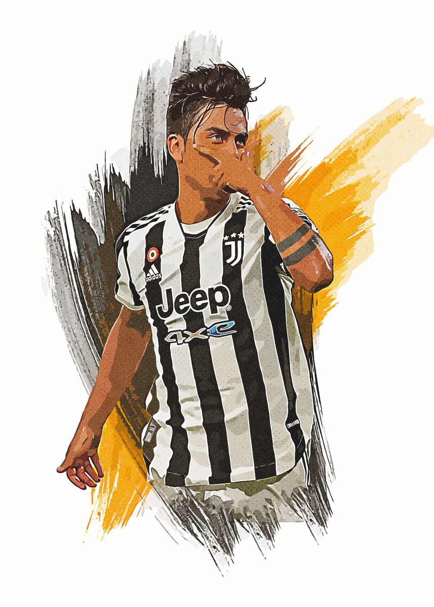 'Paulo Dybala Juventus' Poster, picture, metal print, paint by Elvira A ...