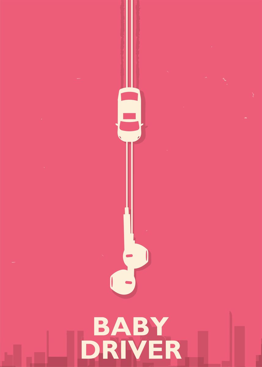 'Baby Driver Racing' Poster, picture, metal print, paint by Hiruka ...