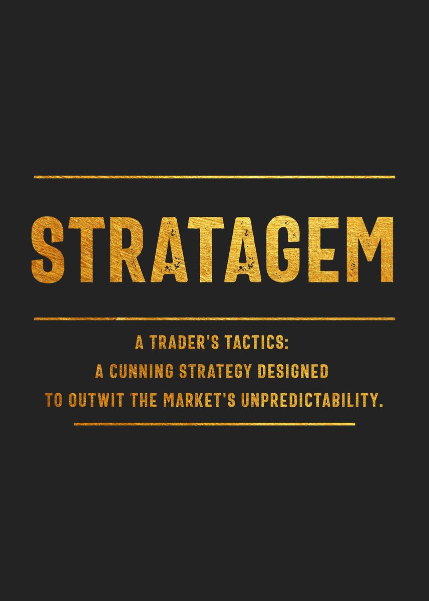 'STRATAGEM' Poster, picture, metal print, paint by Luke Vassel | Displate