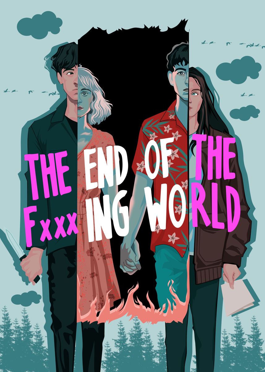 'the end of the world' Poster, picture, metal print, paint by geek ...