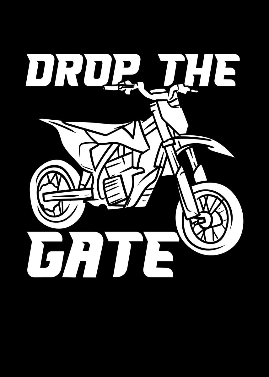'Drop The Gate' Poster, picture, metal print, paint by Uwe Seibert ...