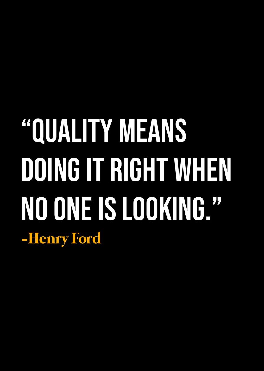 'Henry Ford Quote' Poster, picture, metal print, paint by KAGE | Displate