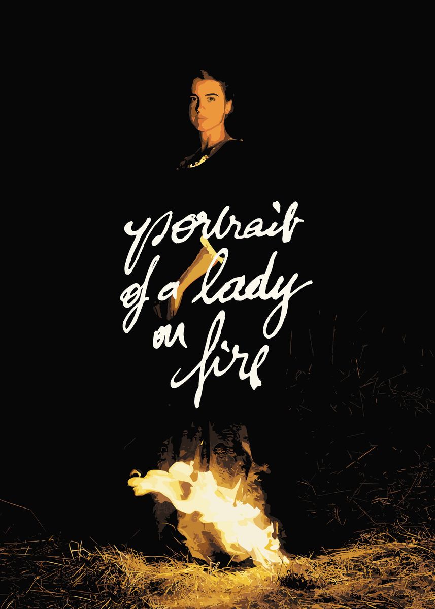 'Portrait Of A Lady On Fire' Poster, picture, metal print, paint by ...