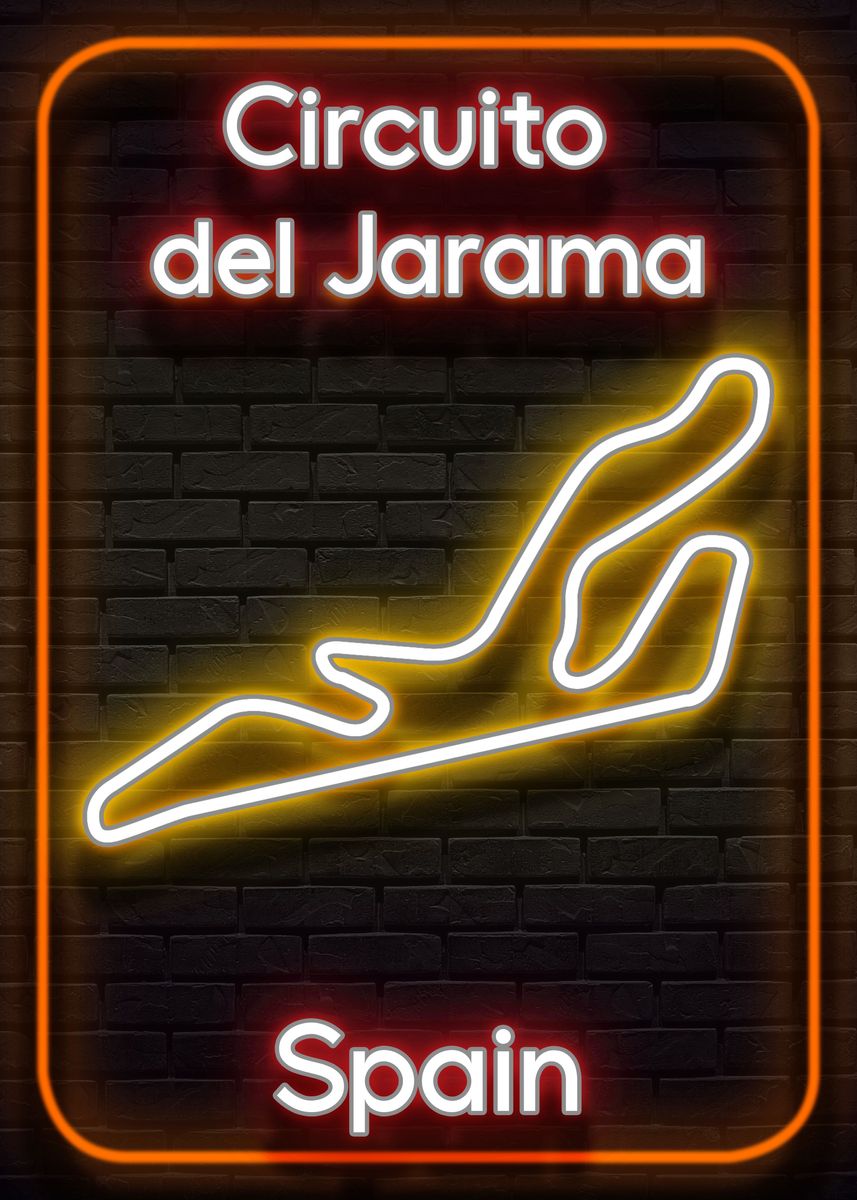 'Circuito del Jarama Spain' Poster by wyattsnow | Displate