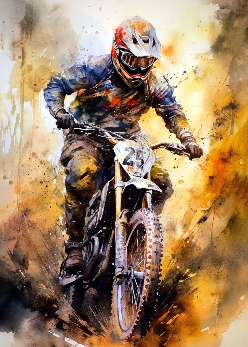 'Motor sport' Poster, picture, metal print, paint by JBJart Justyna ...