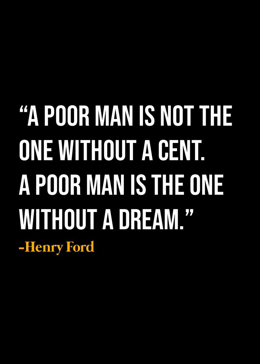 'Henry Ford Quote ' Poster, picture, metal print, paint by KAGE | Displate