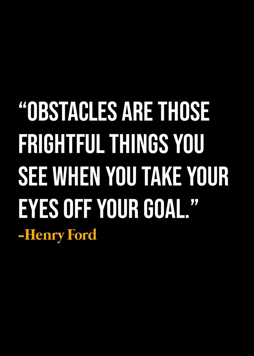 'Henry Ford Quote ' Poster by KAGE | Displate