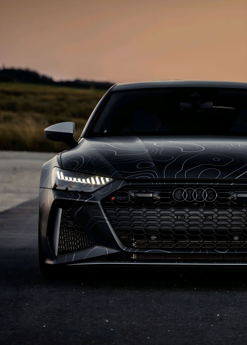 'Audi RS7' Poster, picture, metal print, paint by Art Project | Displate
