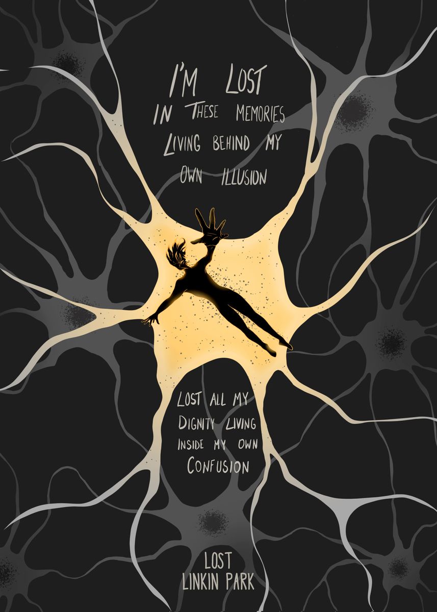 'lost lp song illustration' Poster, picture, metal print, paint by ...