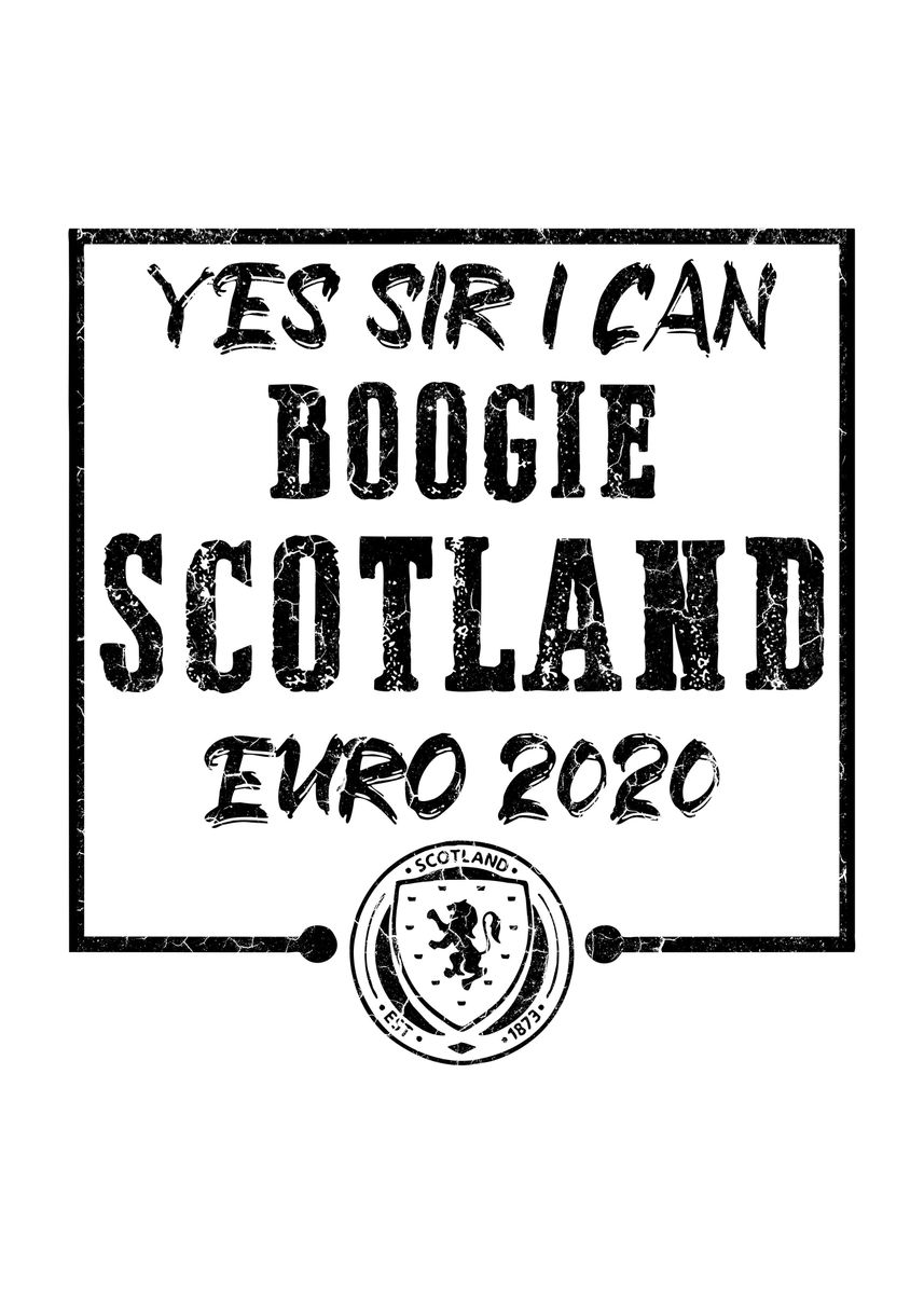 'boogie scotland' Poster, picture, metal print, paint by retno ...