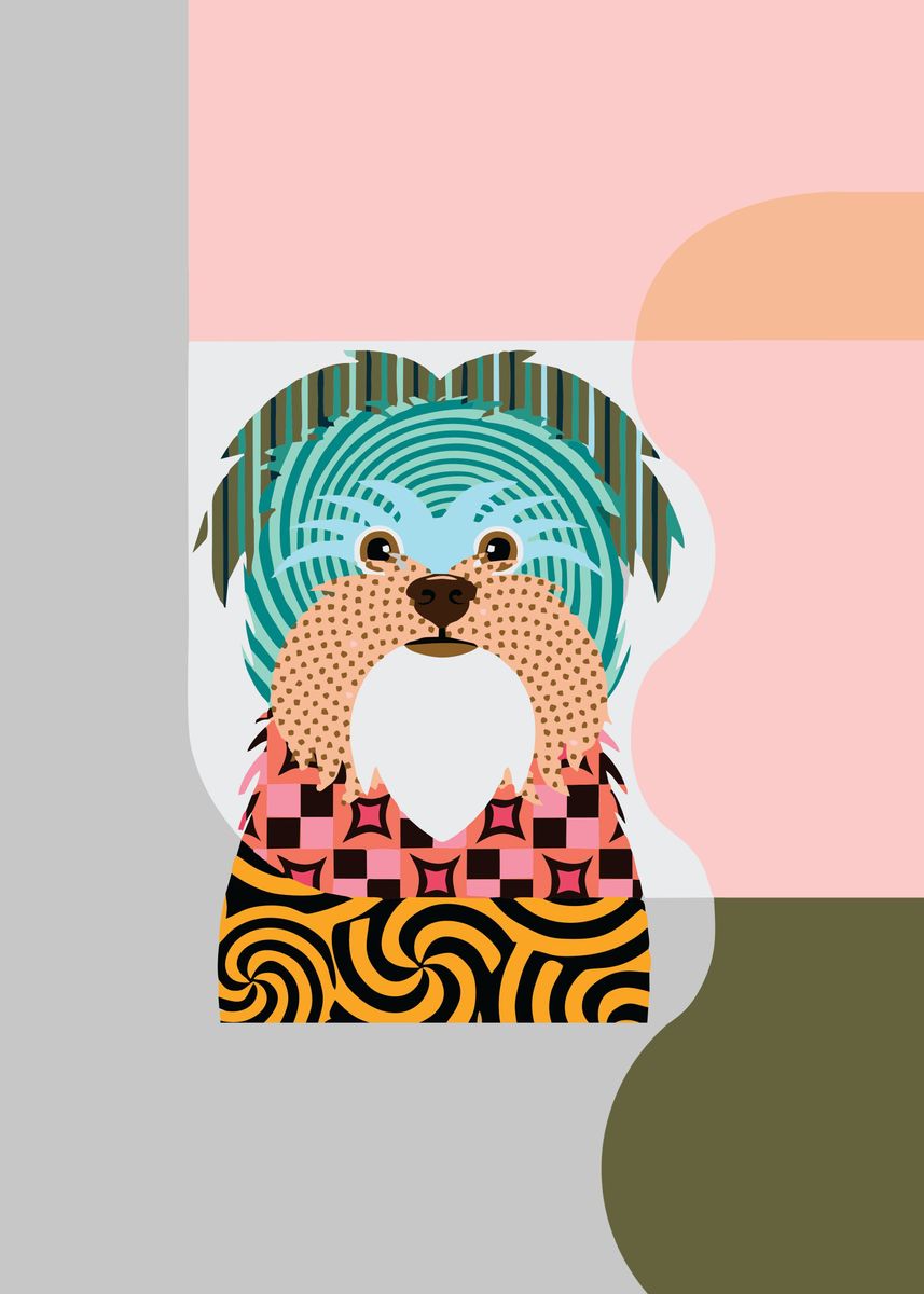 'Affenpinscher dog' Poster, picture, metal print, paint by MAD DOG ...