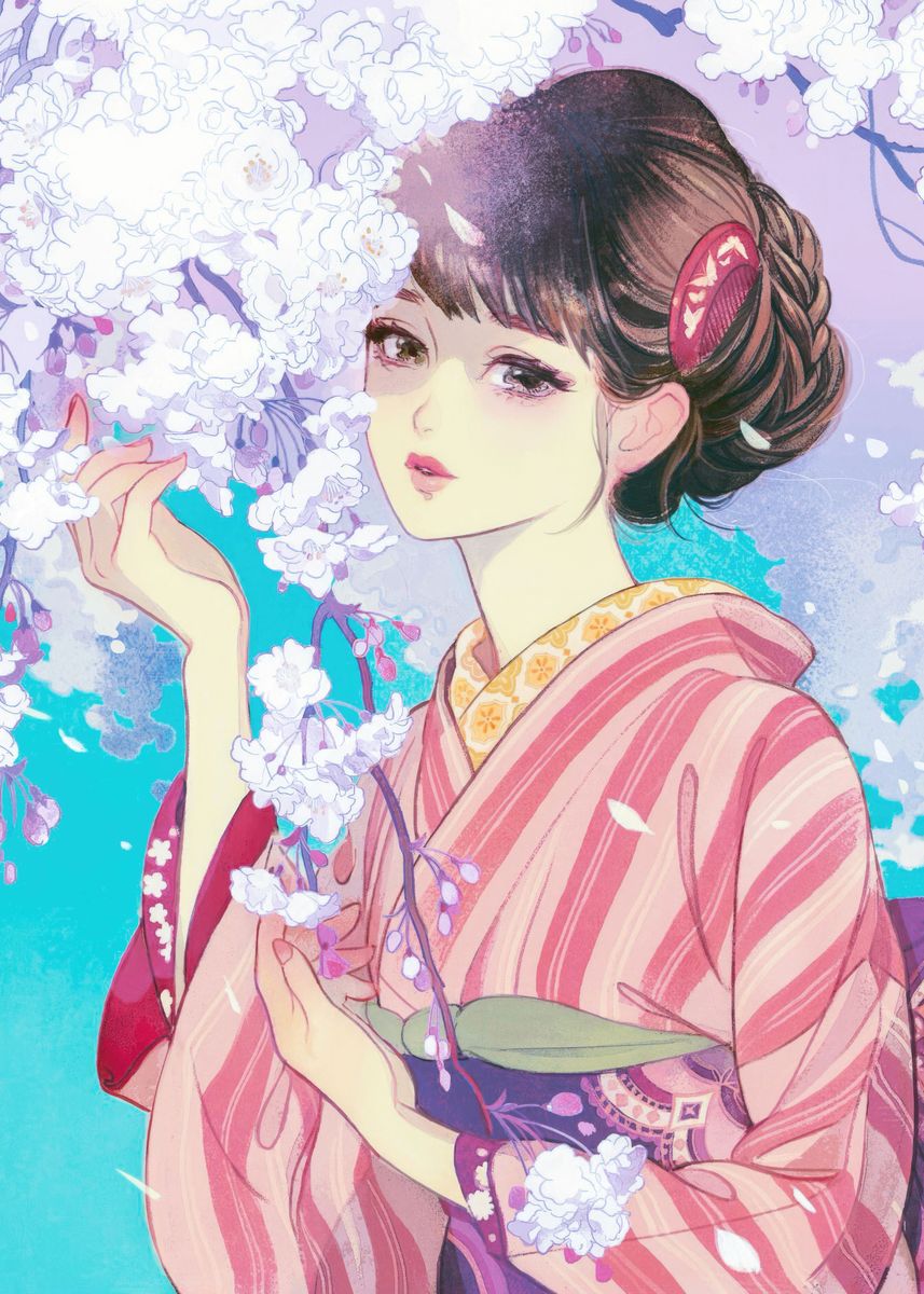 'Japan Japanese Geisha' Poster by REAL VINTAGE | Displate