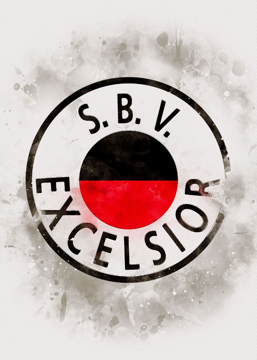 'SBV Excelsior' Poster, picture, metal print, paint by EstellKirlin ...