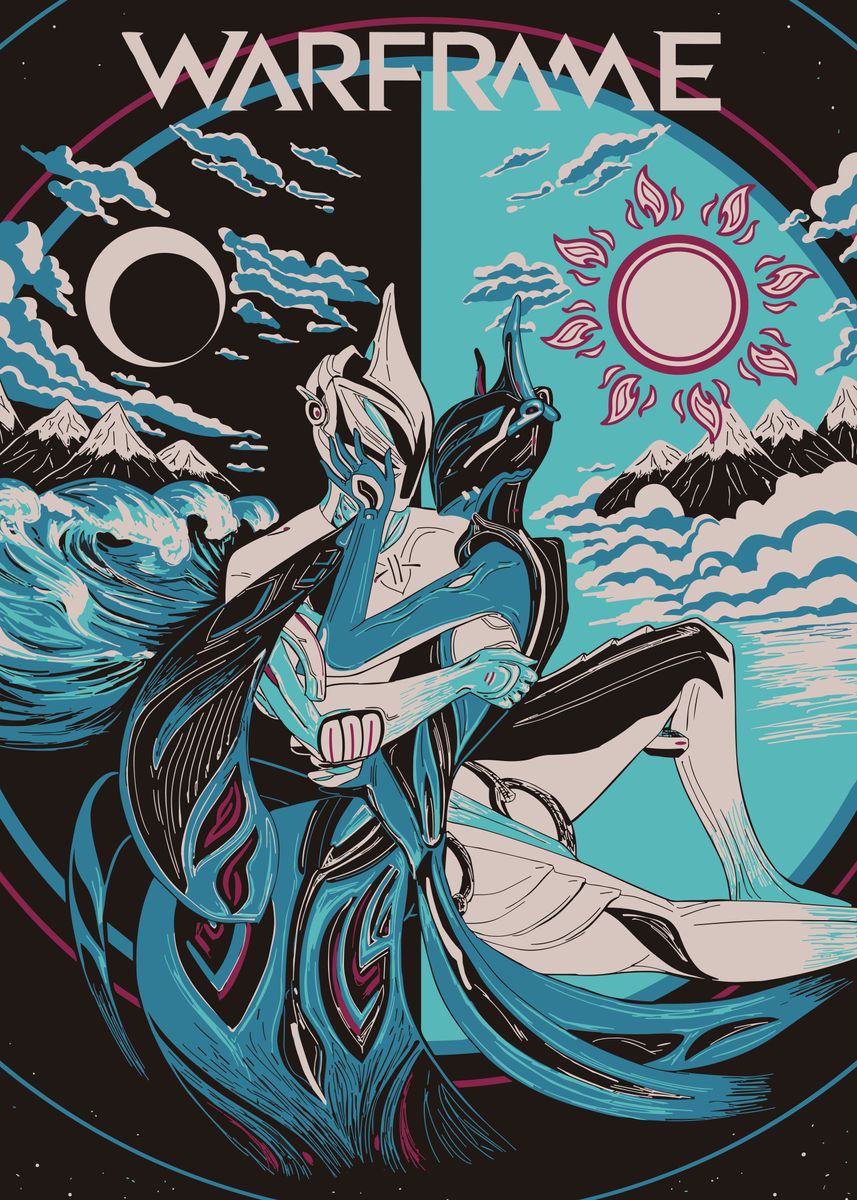 'Warframe' Poster, picture, metal print, paint by Bae Irene | Displate