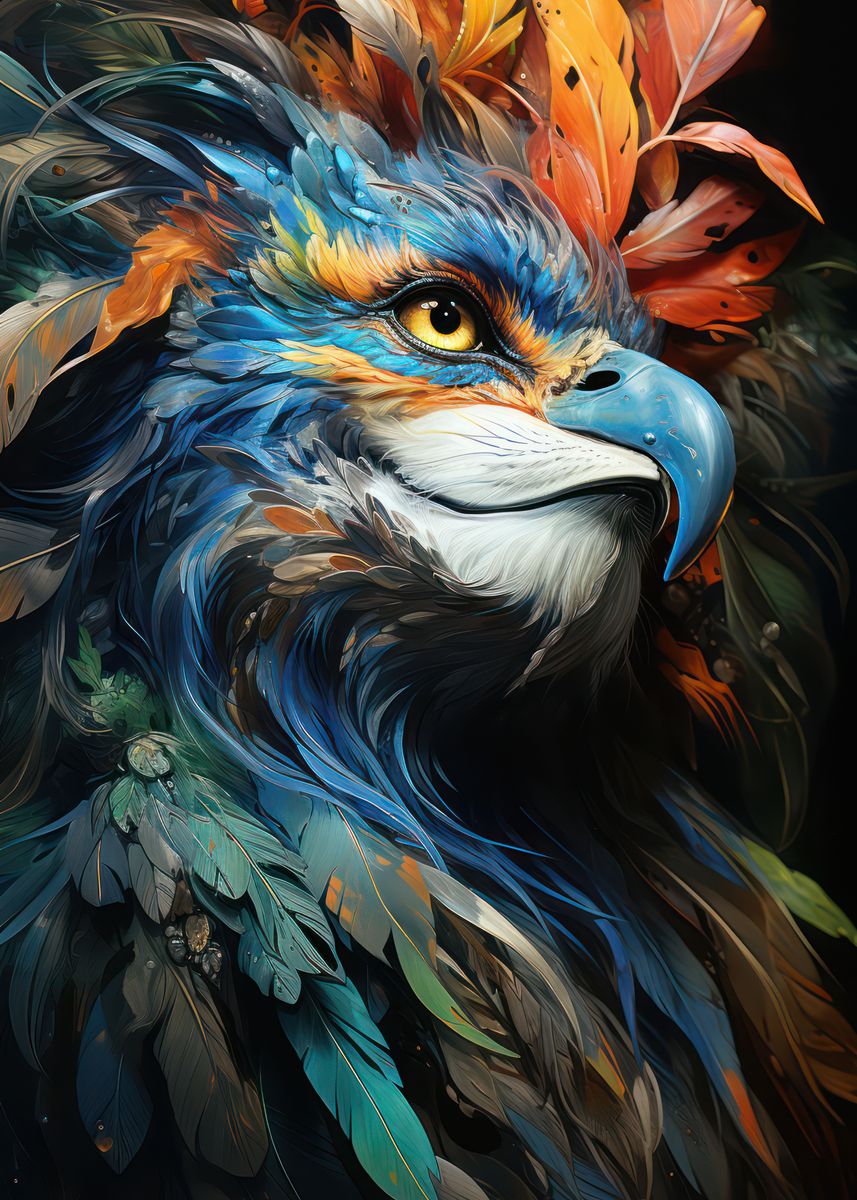 'The Magic Harpy' Poster, picture, metal print, paint by Kingdom of the ...