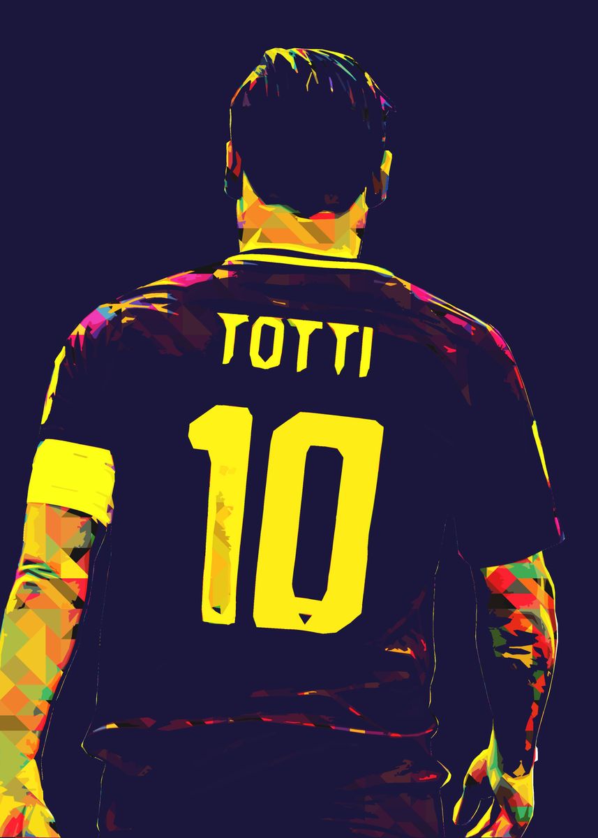 'Francesco Totti' Poster by Cao Thi Hieu | Displate