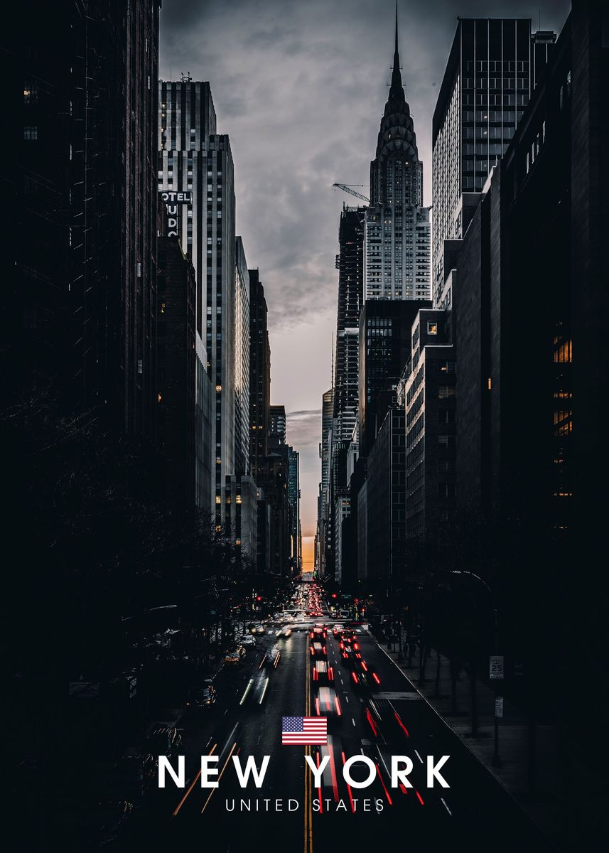 'New York City' Poster by Wall Art | Displate