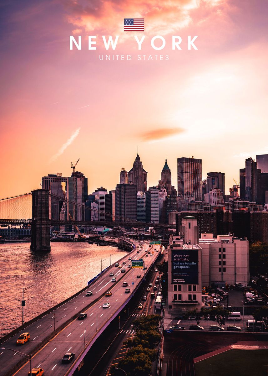 'New York City' Poster by Wall Art | Displate