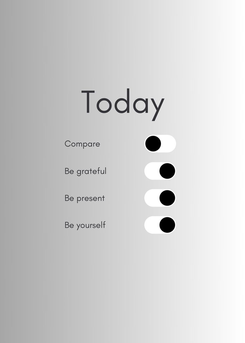 'Today Motivational' Poster by Trending Collections | Displate