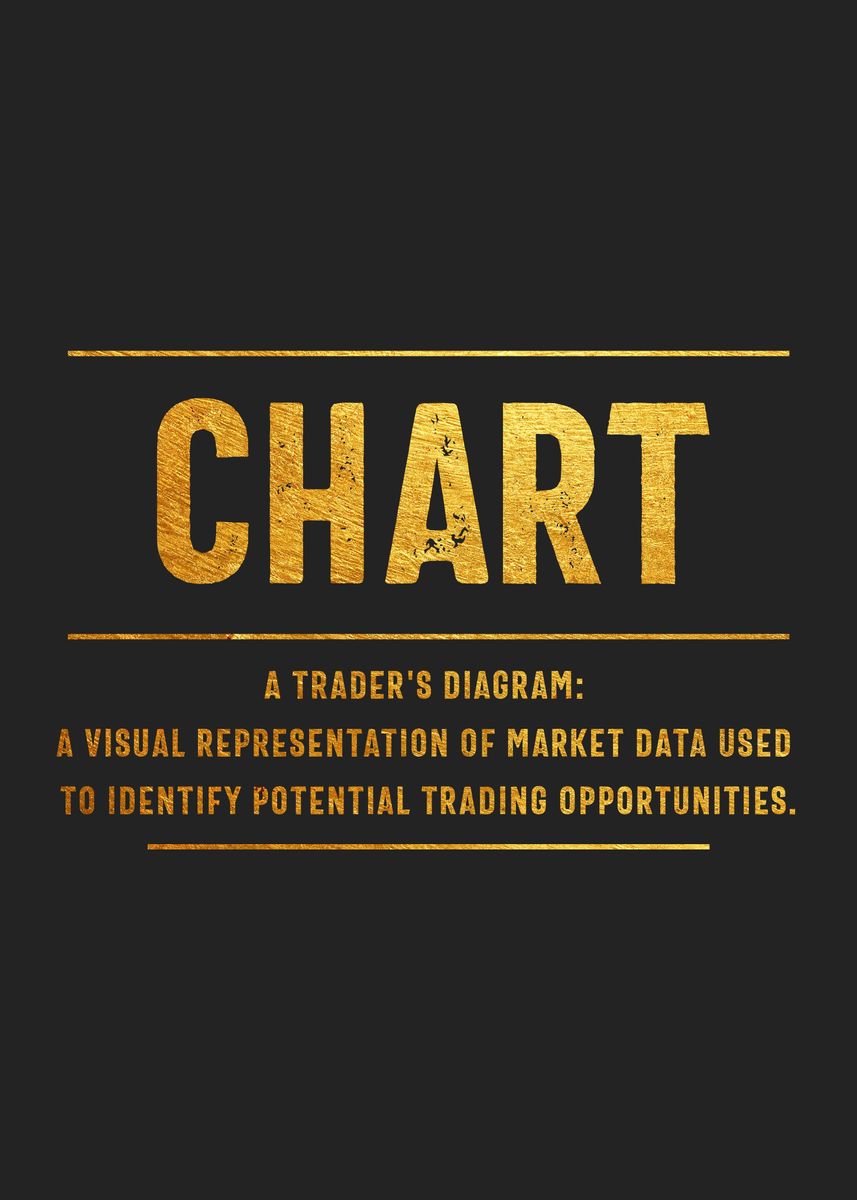 'CHART' Poster, picture, metal print, paint by Luke Vassel | Displate