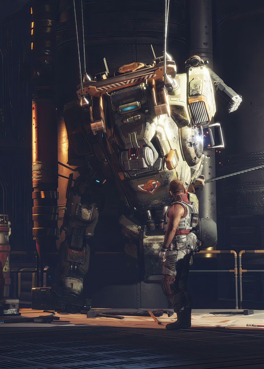 'TitanFall Gaming' Poster, picture, metal print, paint by achmed ...