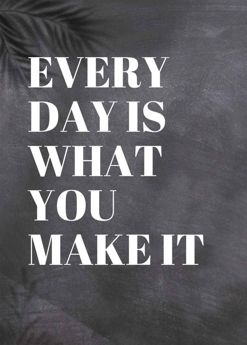 'inspirational quotes' Poster, picture, metal print, paint by Tech ...