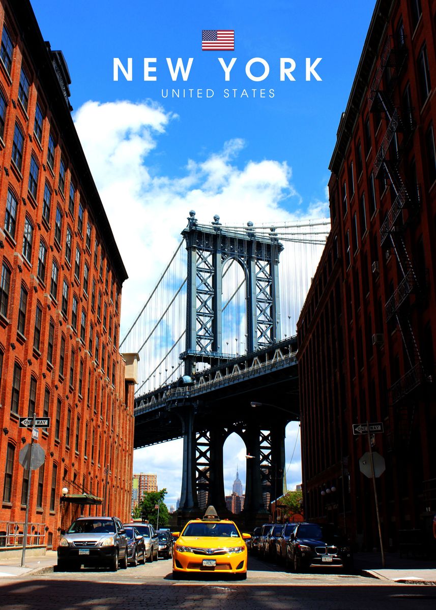 'New York City' Poster by Wall Art | Displate