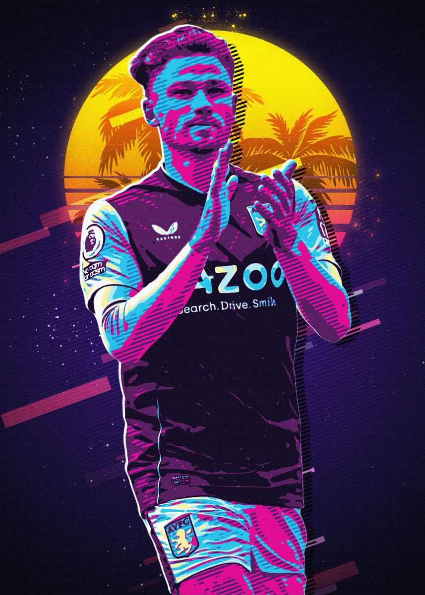 'Matthew Cash retro 80s' Poster, picture, metal print, paint by Benny ...