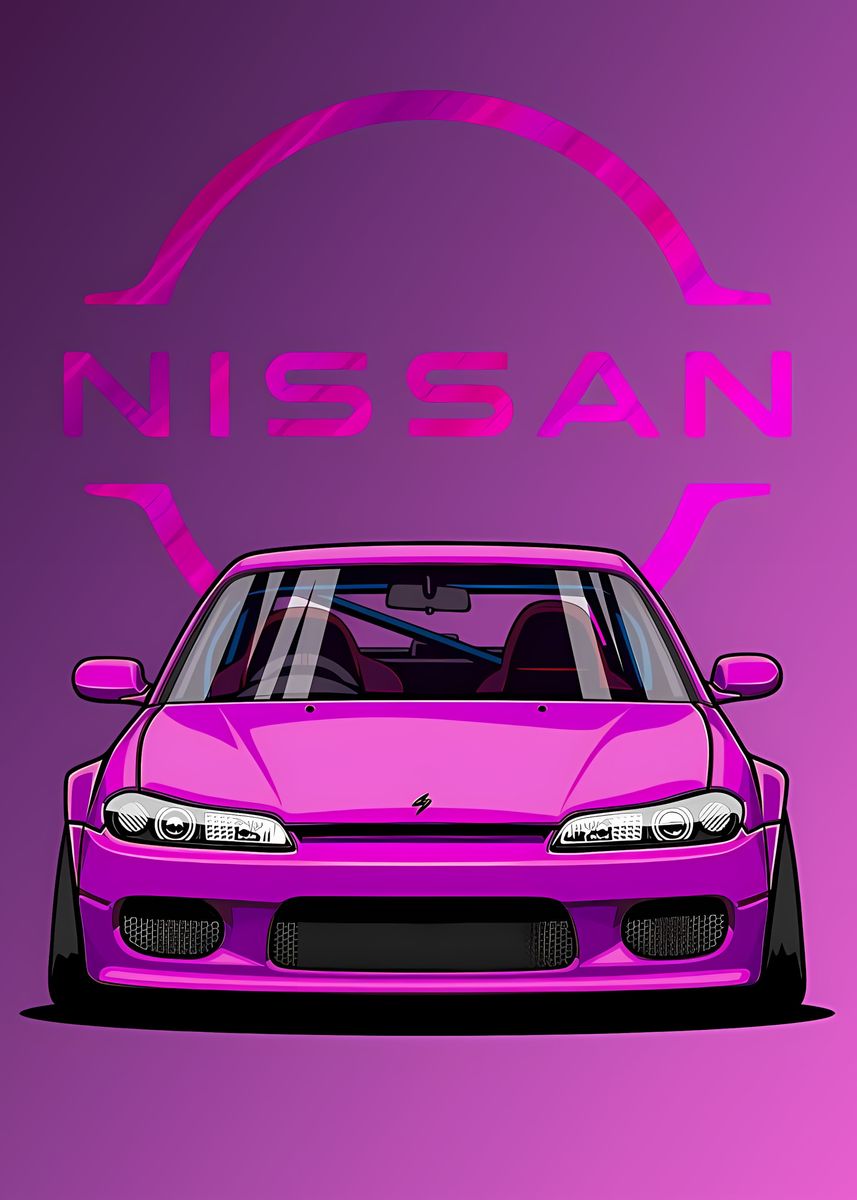 'Nisssan car' Poster by ALEX SHINDER | Displate