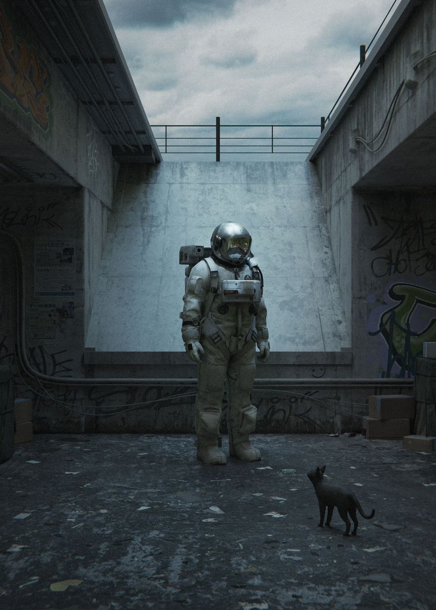 'Bleak World' Poster by Leonardo Senas | Displate